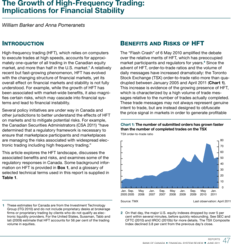 The Growth of High-Frequency Trading: Implications for Financial ...