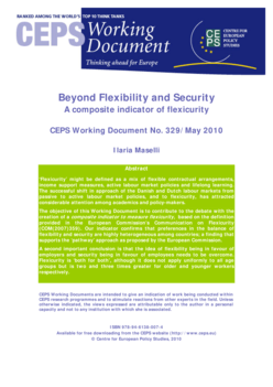 Beyond Flexibility and Security: A composite indicator of flexicurity ...