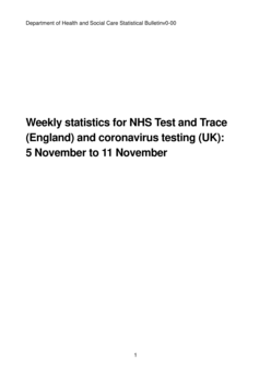 NHS Test and Trace (England) and coronavirus testing (UK) statistics: 5 ...