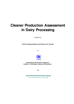 Cleaner production assessment in dairy processing - Overton